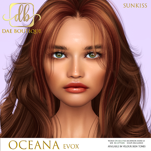 Second Life Marketplace - OCEANA Skin EvoX SUNKISS